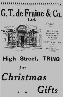 The De Fraine family – Berkhamsted Local History & Museum Society